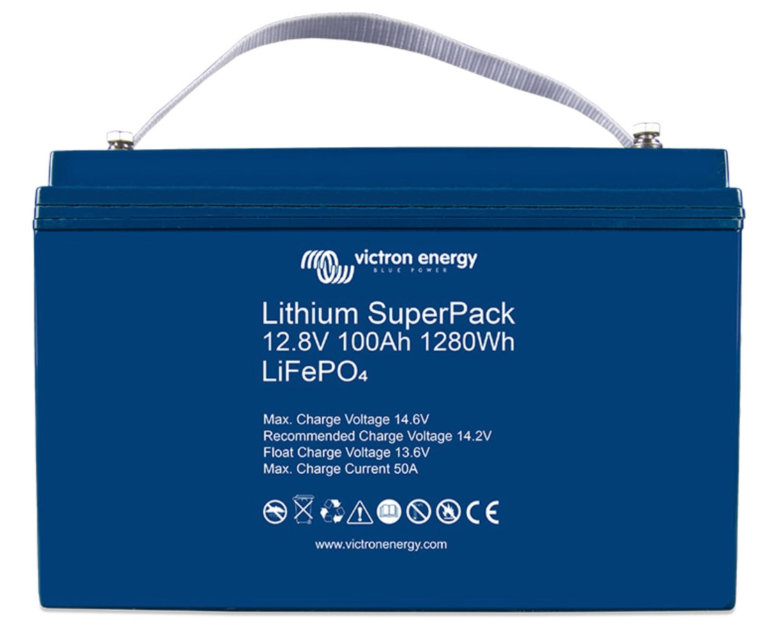 100 AMP HR/12V Deep Cycle Victron Lithium Battery | Inverter.com.au ...